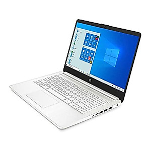 HP Stream 14inch HD Touchscreen Display Laptop, Intel Celeron N4020 Processor, 8GB DDR4 Memory, 128GB Storage (64GB eMMC+64GB Card), WiFiBluetooth,1-Year Microsoft 365,Win 10 S, Snow White|TGC Bundle