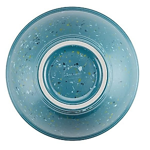 Rachael Ray Accessories Kitchen Pantryware Multi Purpose/Salad Serveware/Melamine Garbage Bowl, 4 Liters, Agave Blue