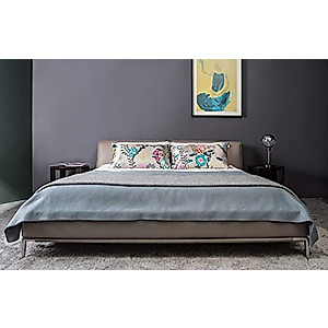 Neptten Satin Pillowcase for Hair and Skin. Wrinkle, Fade Resistant. Satin Pillowcases Standard Size Set of 2. Satin Pillow Cases for Women. Silky Floral Pillow Covers with Envelope Closure 20x26