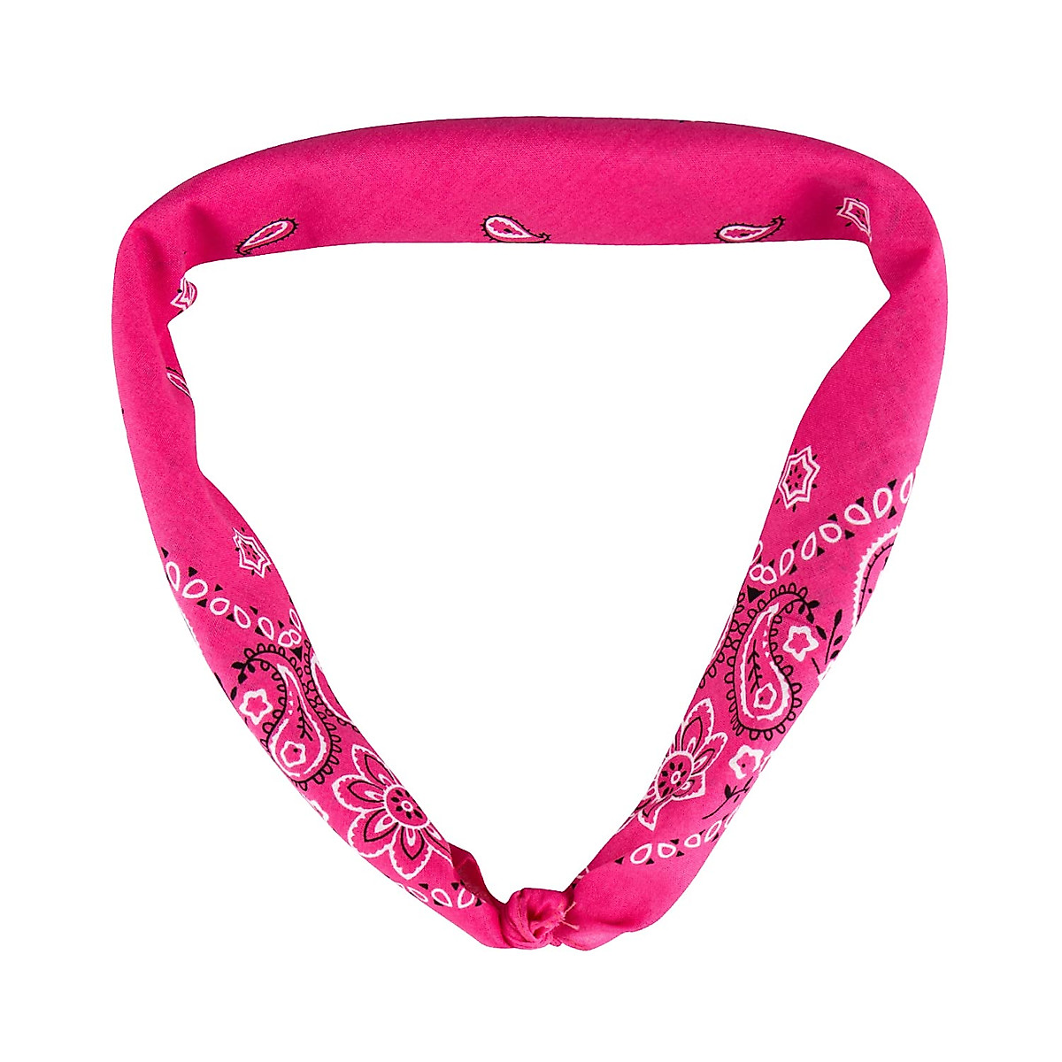 Levi's Men's 100% Cotton Multi-purpose Bandana Gift Sets – Headband, Wrap, Protective Coverage, Pink/White, Pack 2