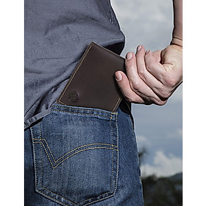 Timberland mens Sportz Quad Leather Passcase Wallet , Dark Brown, One Size