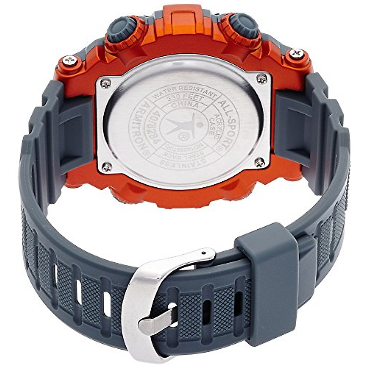 Armitron Sport Men's 40/8284ORG Sport Watch with Grey Band