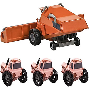 Flmenunu Movie Car Toy 1:55 Scale Die-Casting Car Metal Alloy Boy Kid Toy (Frank with Cows)