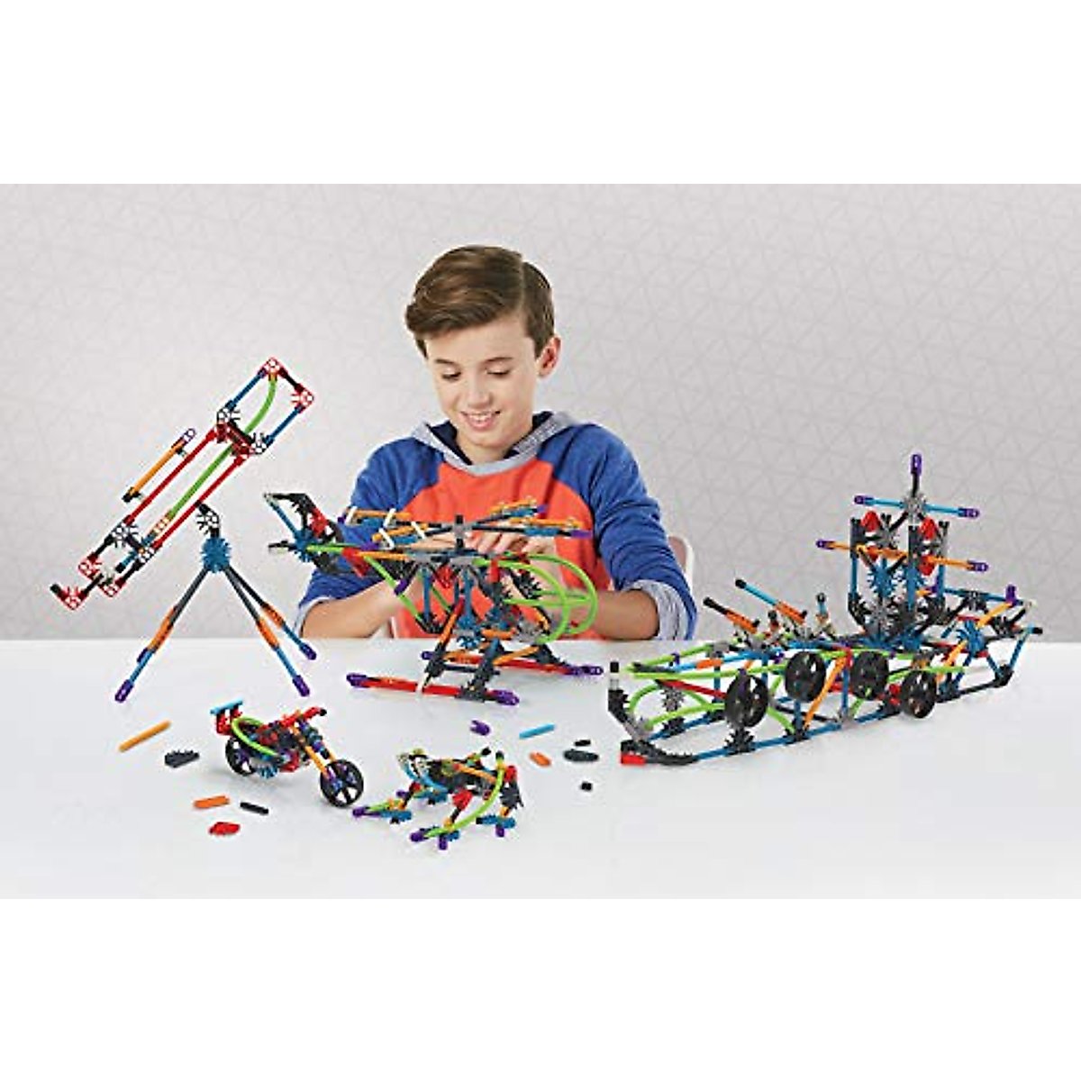 K'nex Intermediate 60 Model Building Set - 395 Parts - Ages 7 & Up - Creative Building Toy, Multicolor, includes K'NEX Parts and Pieces, Instruction Booklet, Medium