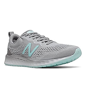 New Balance Women's Fresh Foam Arishi V3 Running Shoe, Grey/Teal, 7.5