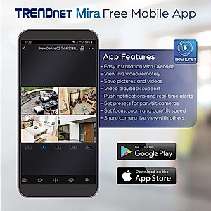 TRENDnet Indoor/Outdoor 5MP H.265 120dB WDR PoE Network Camera, TV-IP1313PI, IP67 Weather Rated Housing, Long-Range Enhanced IR Night Vision up to 80m (262 ft.), Micro SD Card Slot