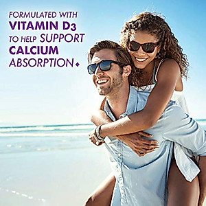 Bluebonnet Nutrition Milk-Free Calcium 1,200 mg Plus Vitamin D3 400 IU - High Potency, Maximum Absorption Strong Healthy Bones & Immune Health Support Supplement, Gluten-Free, Dairy-Free, 120 Softgels