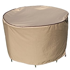 SORARA Abba Patio Round Table and Chair Set Cover Outdoor Porch Furniture Cover, Water Repellent, All Weather Protection, 70'' Dia.