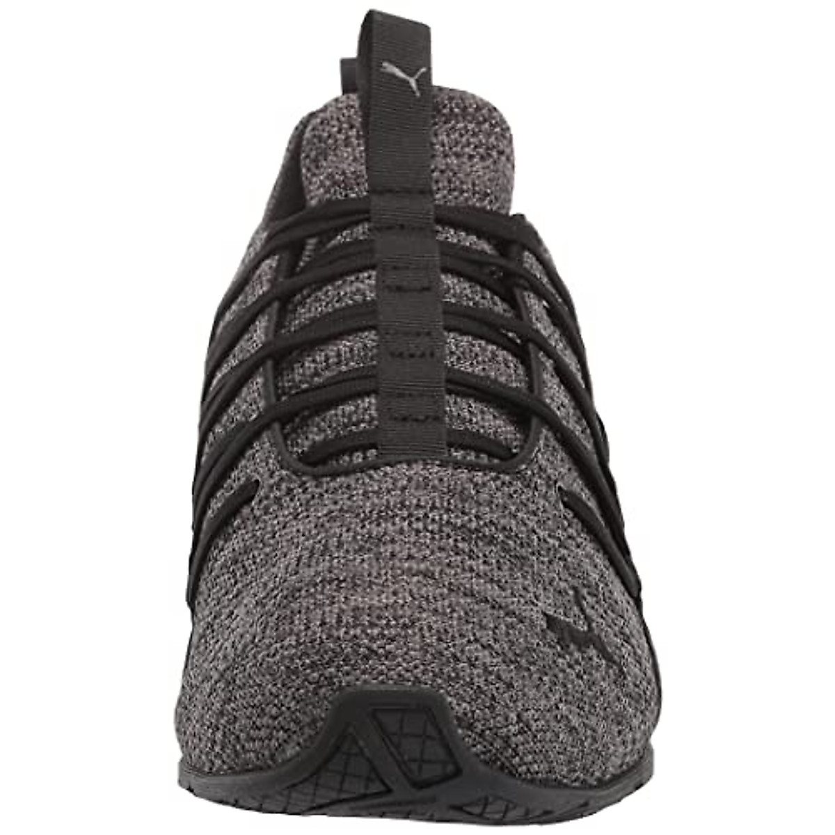 PUMA Men's Axelion Running Shoe, Multi Black-Castlerock, 12