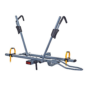 Capstone Car Racks and Bicycle Accessories Elite 2.0 Hitch Rack for 2 Bikes, Gray