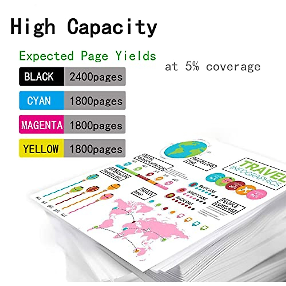FUDEECON Compatible Toner Cartridge Replacement for 125A CB542A Suitable for use in HP CP1215 CP1210 CP1515N CP1518NI CM1312nfi CM1300 CM1312 Printer(Yellow,1-Pack)