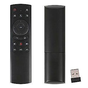 Dupad story G20S Voice Remote Control,2.4G Wireless Voice Control Sensing Air Remote Mouse with IR Learning for Nvidia Shield,PC,Projector,Smart TV,Android TV Box