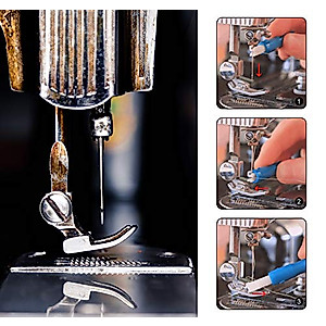 100 PCS Sewing Machine Needles Universal Regular Point Needles for Singer Brother, Assorted Sizes HAX1 65/9, 75/11, 90/14, 100/16, 110/18