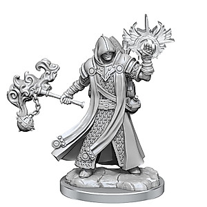 D&D Frameworks: Human Cleric Male - Unpainted and Unassembled