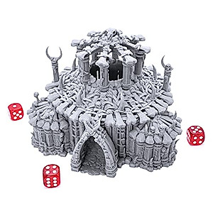 The Witch Temple by Printable Scenery, 3D Printed Tabletop RPG Scenery and Wargame Terrain 28mm Miniatures