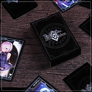 MH MGFHOME Table Gaming FGO Poker Chips Playing Game Card Anime Fate Grand Order 57X87MM Saber