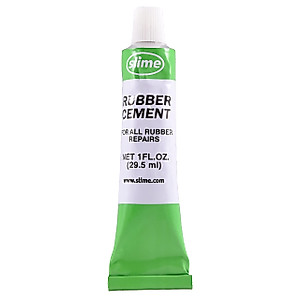 Slime 1051-A Rubber Cement, Tire Repair, use Plugs or Patches, 1 oz. Tube