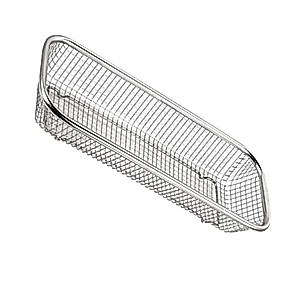 Cabilock Utensil Caddy Stainless Steel Cutlery Mesh Tray Utensils Silverware Kitchen Cabinet Drawer Organizer Tray Storage Basket for Kitchen Countertop Organization Silver Clear Silverware Organizer