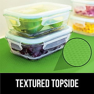 Gorilla Grip Refrigerator Shelf Liner, Large Waterproof Roll, Non Adhesive, Trim to Fit, Easy Clean, 60 Inch x 13 Inches,Durable Kitchen Fridge Mat Pad for Fruit and Vegetable Drawers, Fridges