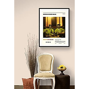 Breaking Bad Poster Movie Posters Canvas Art Picture Print Modern Family Bedroom Aesthetic Decor 12x18inch(30x45cm)