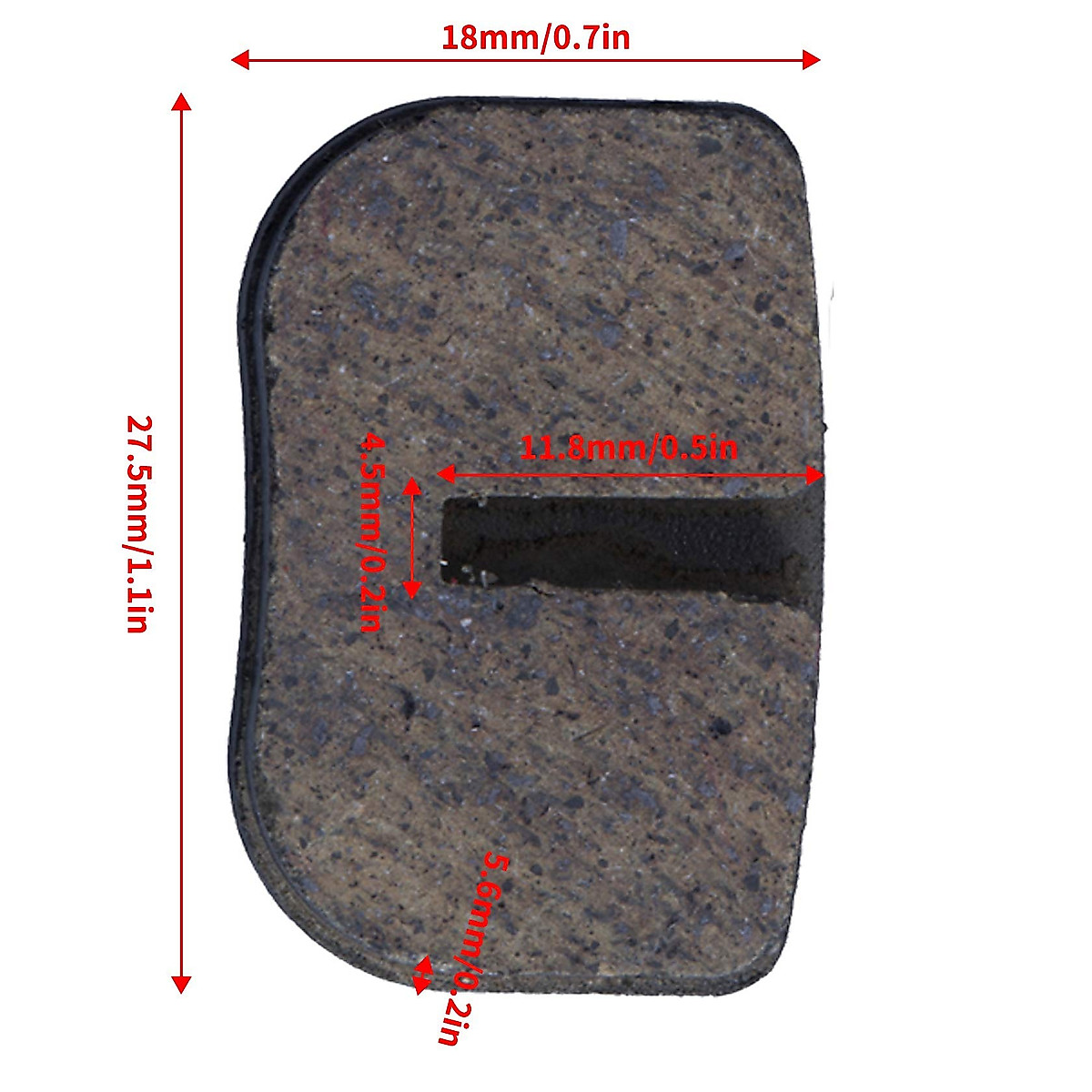 MWMNUN Rear Disc Brake Caliper with Brake Pads Replacement Compatible with Baja Doodlebug Dirtbug 97cc 2.8HP DB30 Kids Mini Dirt Pocket Bike Electric Razor MX500 33cc