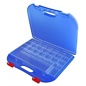 Dexas Loom Storage Lap Case, Blue/Red