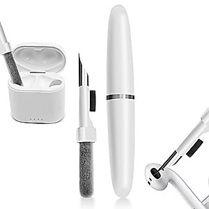 Bluetooth Earbuds Cleaning Pen,Siumir Headphone Cleaner Compatible with Airpods with Soft Dust Removal Brush Pen for Headphones, Charging Box, Camera, Mobile Phones