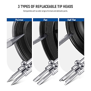 Neewer Camera Lens Openning Repairing Tool Kit Includes: 10-100mm Lens Repair Set with 3 Tips, 6 Screws and 2 Hexagon Wrench for Canon Nikon Sony Olympus DSLR Camera