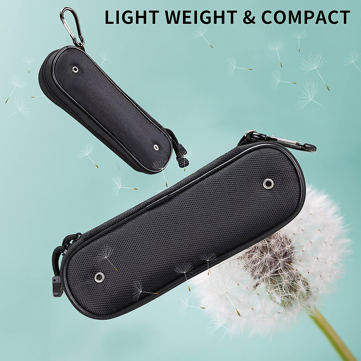 Toothbrush Travel Case for Oral-B Pro 500/600/650/1000/1500/2000/3000/3500/5500/Pro-Health,Genius X Limited/6000/7000/7500/8000/9600,Smart 1500/3000/5000,Vitality Dual Clean.(Case Only) Black