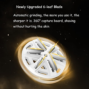 Mini Shaver Portable Electric Shaver, Mini-Shave Portable Electric Shaver for Men (Black)