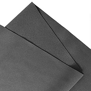 Nylon Spandex Fabric | Matte Tricot Swimsuit Fabric | 4-Way Stretch Nylon Fabric | 63" Wide -Swimwear, Sports, Dance, Yoga Wear (Black 63x80 in)