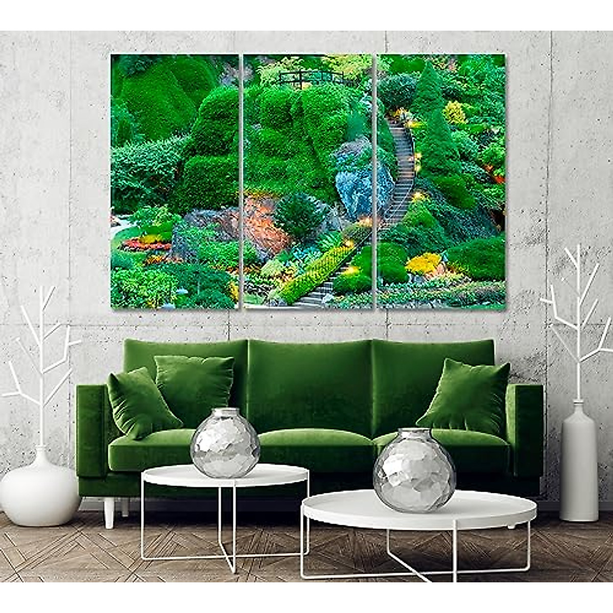 Butchart Gardens Canada Canvas Print 5 Panels / 36x24 inches