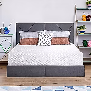 Sleeplace 9 inch Luna Multi-Layered Memory Foam Mattress (Full),SVCN09FM01F,White