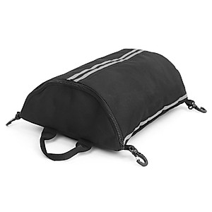 Doorslay Kayak Deck Bag Deck Zipperd Pouch with Swivel Snaphooks Kayak Dry Bag