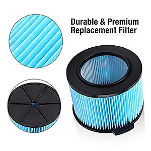 VF3500 Replacement Filter for Ridgid Shop Vacuum 3-4.5 Gallon Wet Dry Vacuums, Housmile 3-Layer Filter for Ridgid Shop Vac Filters Compatible with Ridgid WD4050, WD3050, WD4080, WD4522, 4000RV, 4500RV