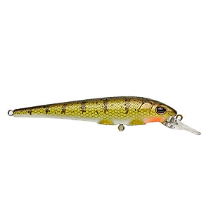 Berkley Hit Stick Fishing Lure, Yellow Perch, 1/7 oz, 2in | 5cm Crankbaits, Largest Rolling Action of Any Berkley Hard Bait, Equipped with Sharp Fusion19 Hook