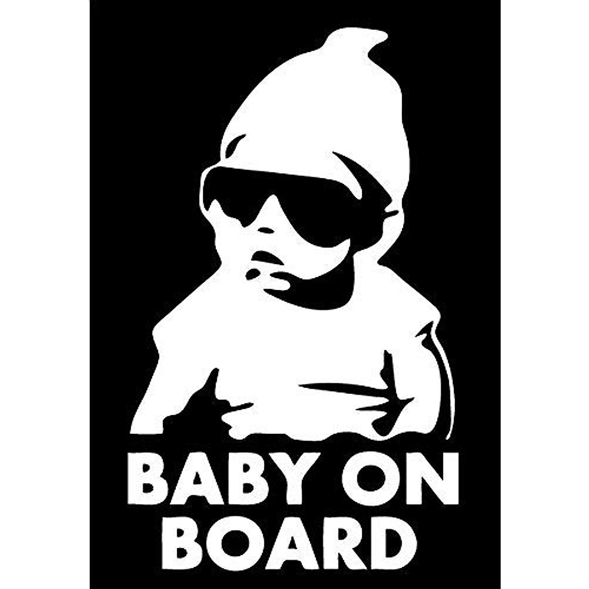 Baby on Board Sign Car Window Sticker - Carlos from The Hangover & Peeing Boy Design Bundle