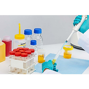 Globe Scientific 151146 Polypropylene Pipette Tip, Blue, 100 - 1000µL, Universal, Pack of 1000