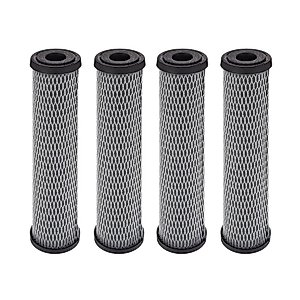 IPW Industries Inc. Compatible to AO Smith 10" x 2.5" - 5 Micron - Carbon/Sediment Water Filter Replacement Cartridge - For Whole House Filtration Systems - AO-WH-PRE-RCP2 - Pack of 4