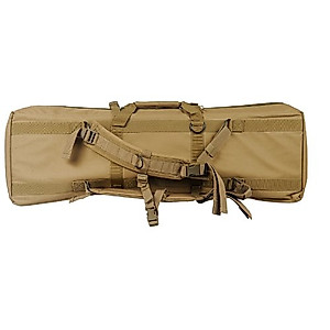 Lancer Tactical 36" MOLLE Padded Double Airsoft Gun Bag (Desert Tan)