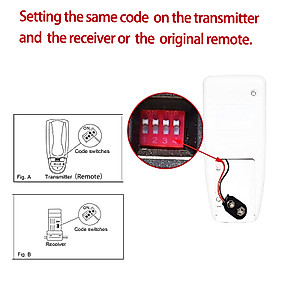Humpptom Replacement of Hampton Bay and Harbor Breeze FAN-53T, FAN0TT53 FAN-35T, L3HFAN35T, L3HFAN35T1, Fan-HD5, FAN-11T, KUJCE9103. Remote Only 2Pack