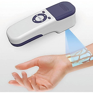 WIKINK LED Vein Finder, Portable Vein Locator Detector W/7 Colors, Illumination Visualization Vein Scanner Display Lights for Nurses, for Various Skin People of All Ages