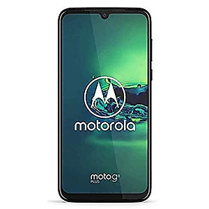 Motorola Moto G8+ Plus (64GB, 4GB) 6.3", 48MP Camera, 4000mAh Battery, Dual SIM GSM Unlocked (AT&T, T-Mobile, MetroPCS, Straight Talk) XT2019-2 - International Version (Blue, 64GB SD+ Case Bundle)