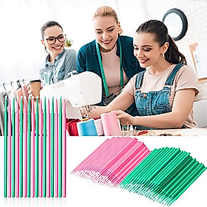 200 Pieces Sewing Machine Cleaning Brushes Disposable Clean Swabs Pointed Tips Cleaning Swabs Sewing Tool Multi Purpose Cleaning Swab Sticks for Paint Sewing Machine