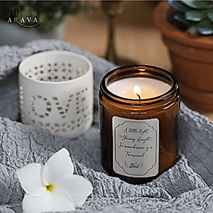 ARAVA in Loving Memory Candle | A Touching Sympathy Gift | Sympathy Gifts for Loss of Dad | Memorial Candle Bereavement Gift | Loss of Father Sympathy Gifts