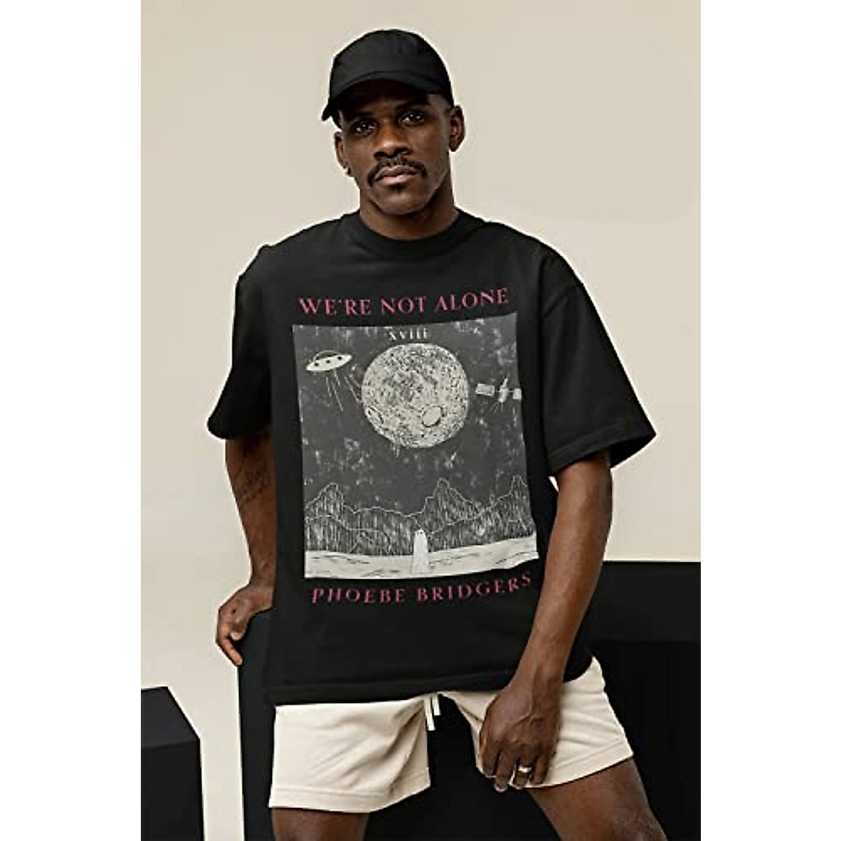 Phoe%Bridgers% T-shirt - Phoe%Bridgers% Tee, We're Not Alone Shirt, Vintage Shirt For Fans Of Phoe%Bridgers%, Unisex Hoodie, Sweatshirt, Tshirt