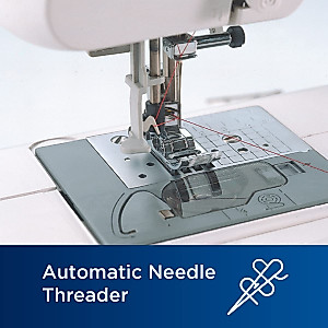 Brother XR9550 Sewing and Quilting Machine, Computerized, 165 Built-in Stitches, LCD Display, Wide Table, 8 Included Presser Feet - White