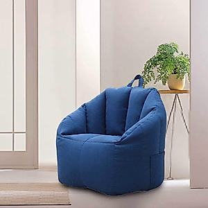 RFSHOP Bean Bag Chair, Bean Bags for Classroom, Bean Bag Chair Without Filling, Durable Polyester Nylon Blend Washable Ultra Soft Fine-Lint Cotton and Quality Fabric Beanbag Cover Without Fillings