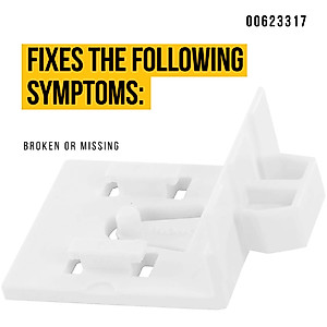 00623317 Refrigerator Clip - Replaces AP5323196, 00604666, 2313799, 604666, 623317, PS8728848