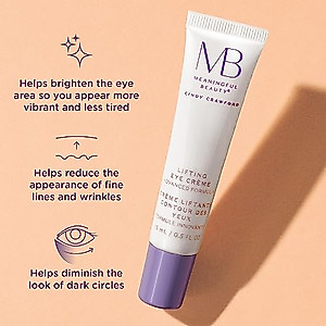 Meaningful Beauty Lifting Eye Crème Advanced Formula, Under Eye Care, 0.5 oz